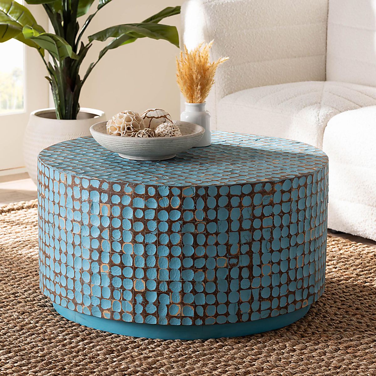 Bheam Blue Colors Cocktail Table | Rooms to Go