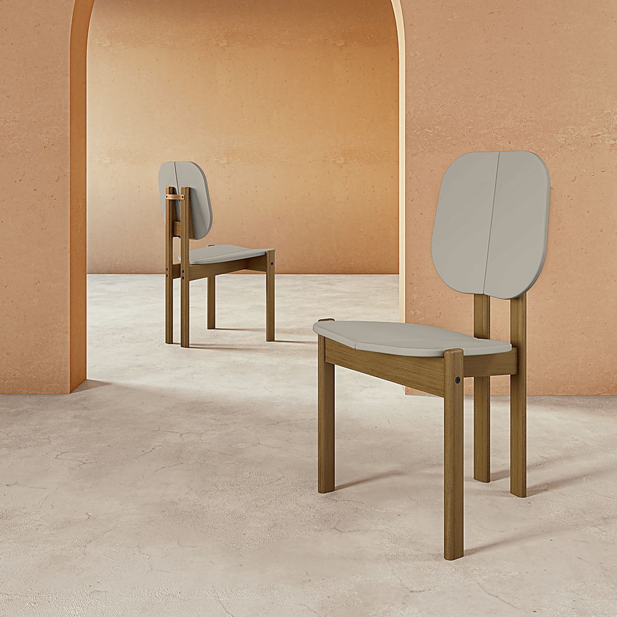 Bickleigh Gray Dining Chair, Set Of 2 | Rooms to Go