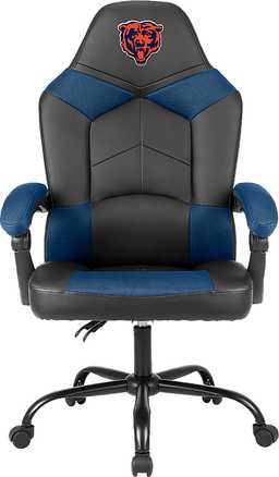 Big Team Navy Blue Polyester,Steel,Vinyl Fabric Office Chair | Rooms to Go