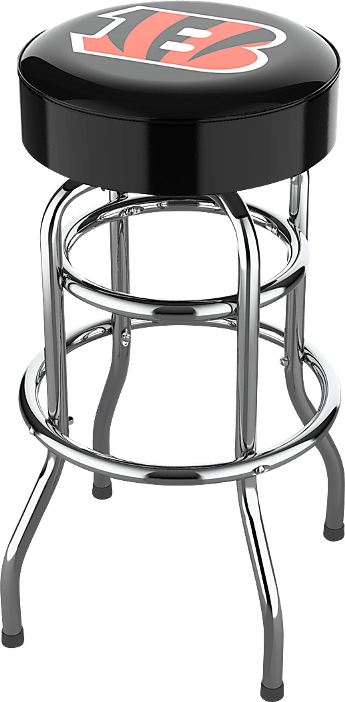 Big Team Chrome Metal Swivel Bar Height | Rooms to Go