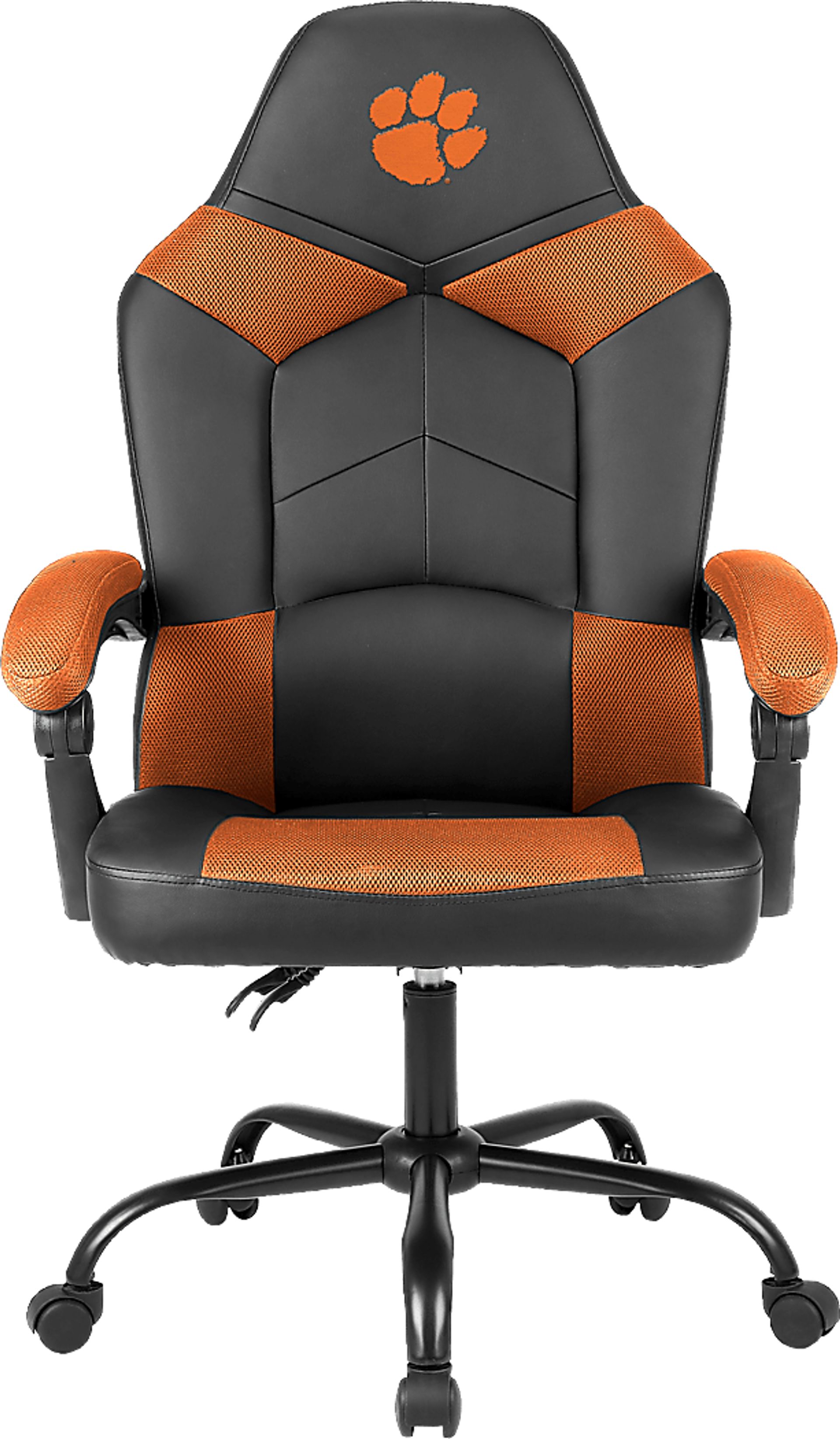 Big Team Orange Orange,Red Polyester,Steel,Vinyl Fabric Office Chair ...