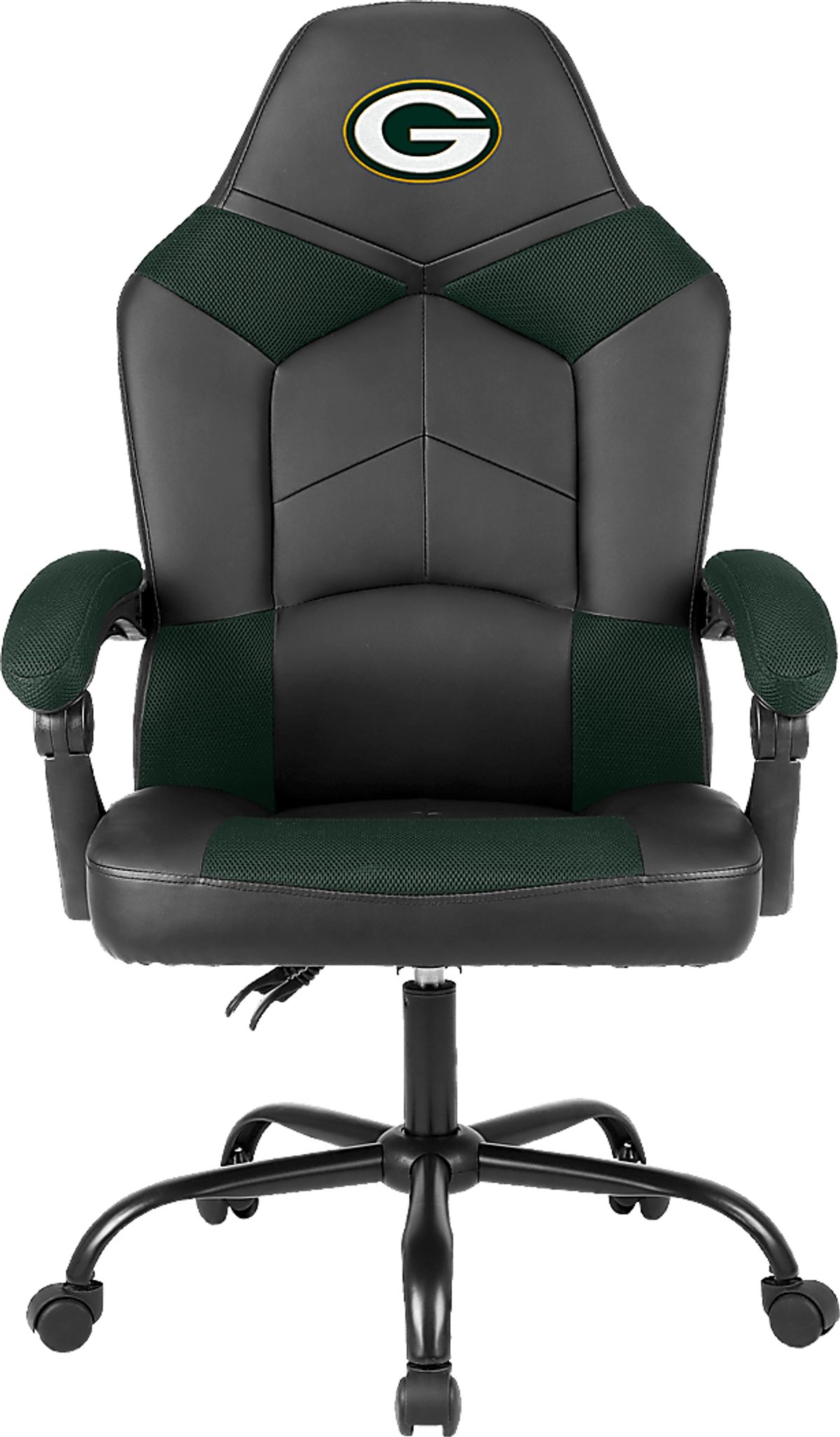 Big Team Dark Green Polyester,Steel,Vinyl Fabric Office Chair | Rooms to Go