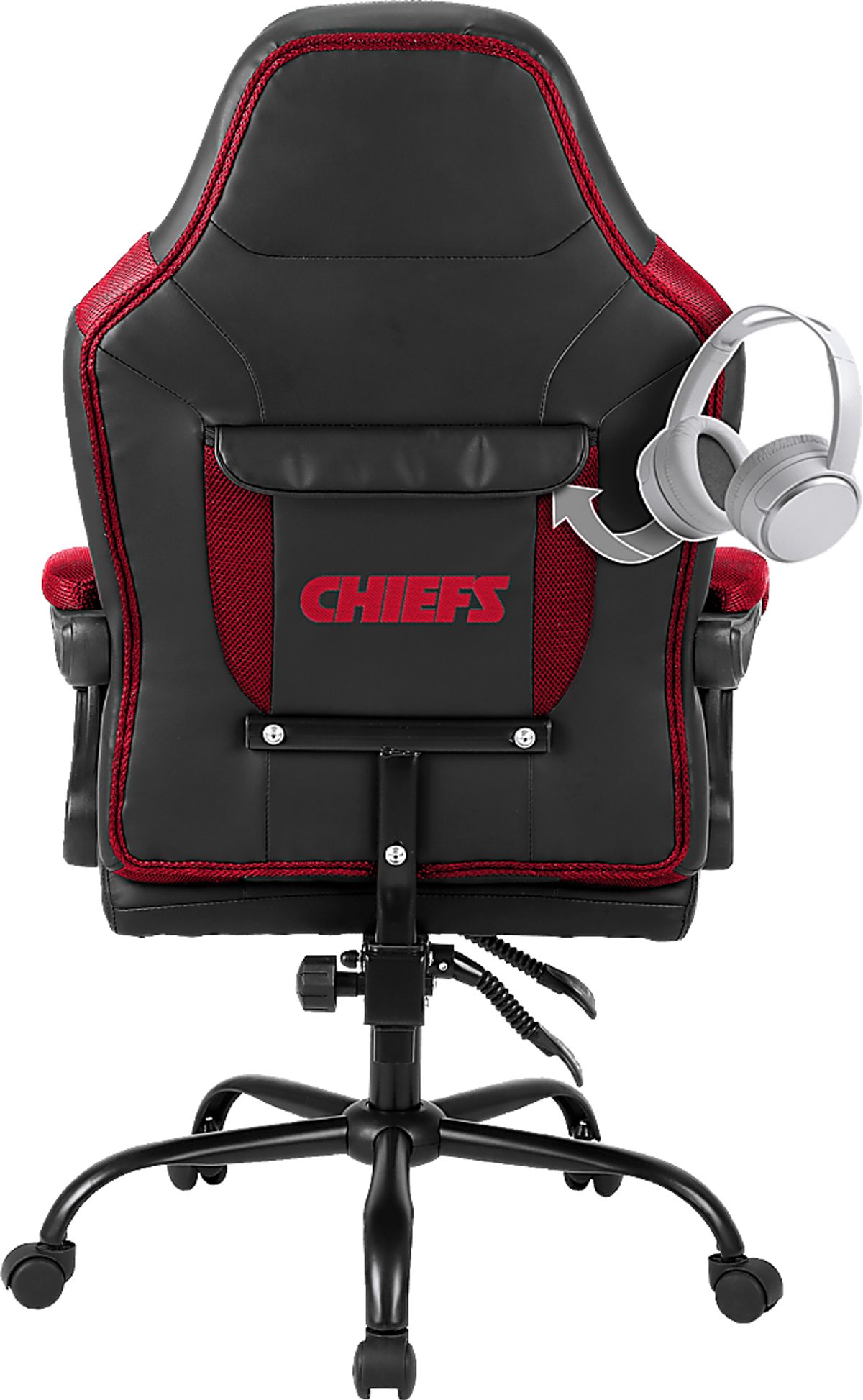 Big Team Red Polyester,Steel,Vinyl Fabric Office Chair | Rooms to Go