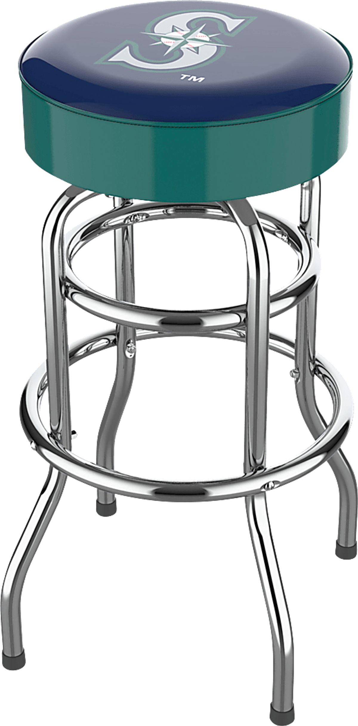 Big Team Mlb Chrome Metal Swivel Bar Height | Rooms to Go