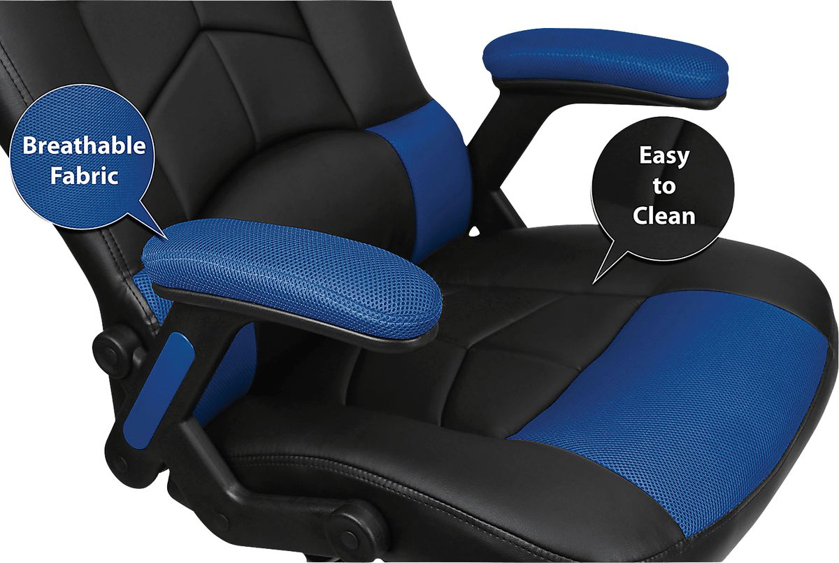 Big Team Blue Gaming Chair | Rooms to Go