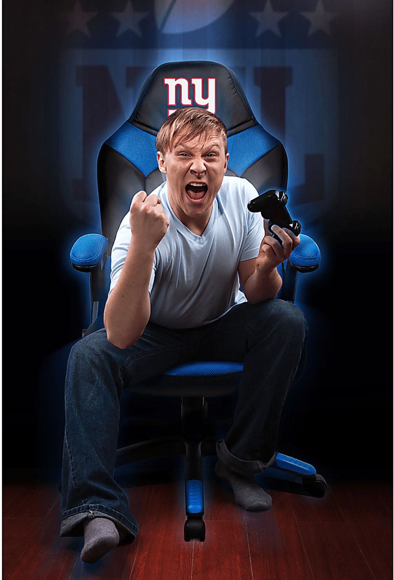 Big Team NFL Giants Blue Oversized Gaming Chair - Rooms To Go