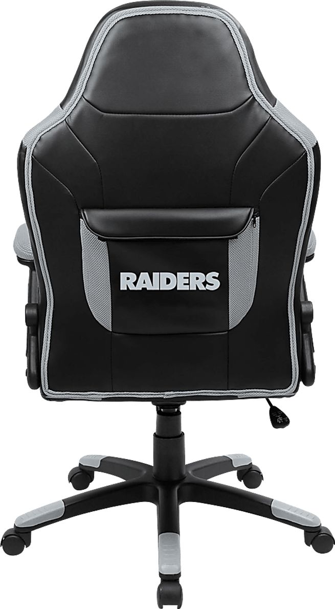 Big Team NFL Las Vegas Raiders Gray Oversized Gaming Chair - Rooms To Go