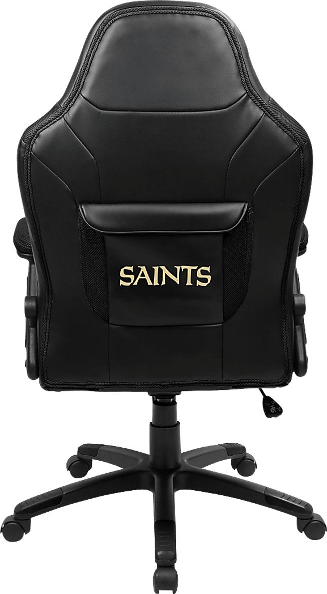 Big Team NFL New Orleans Saints Black Oversized Gaming Chair - Rooms To Go