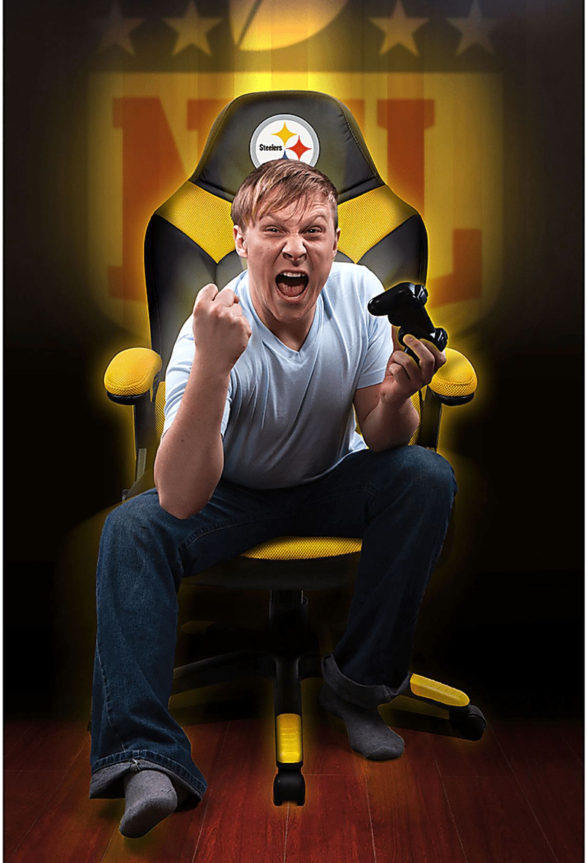 Big Team Yellow Gaming Chair | Rooms to Go