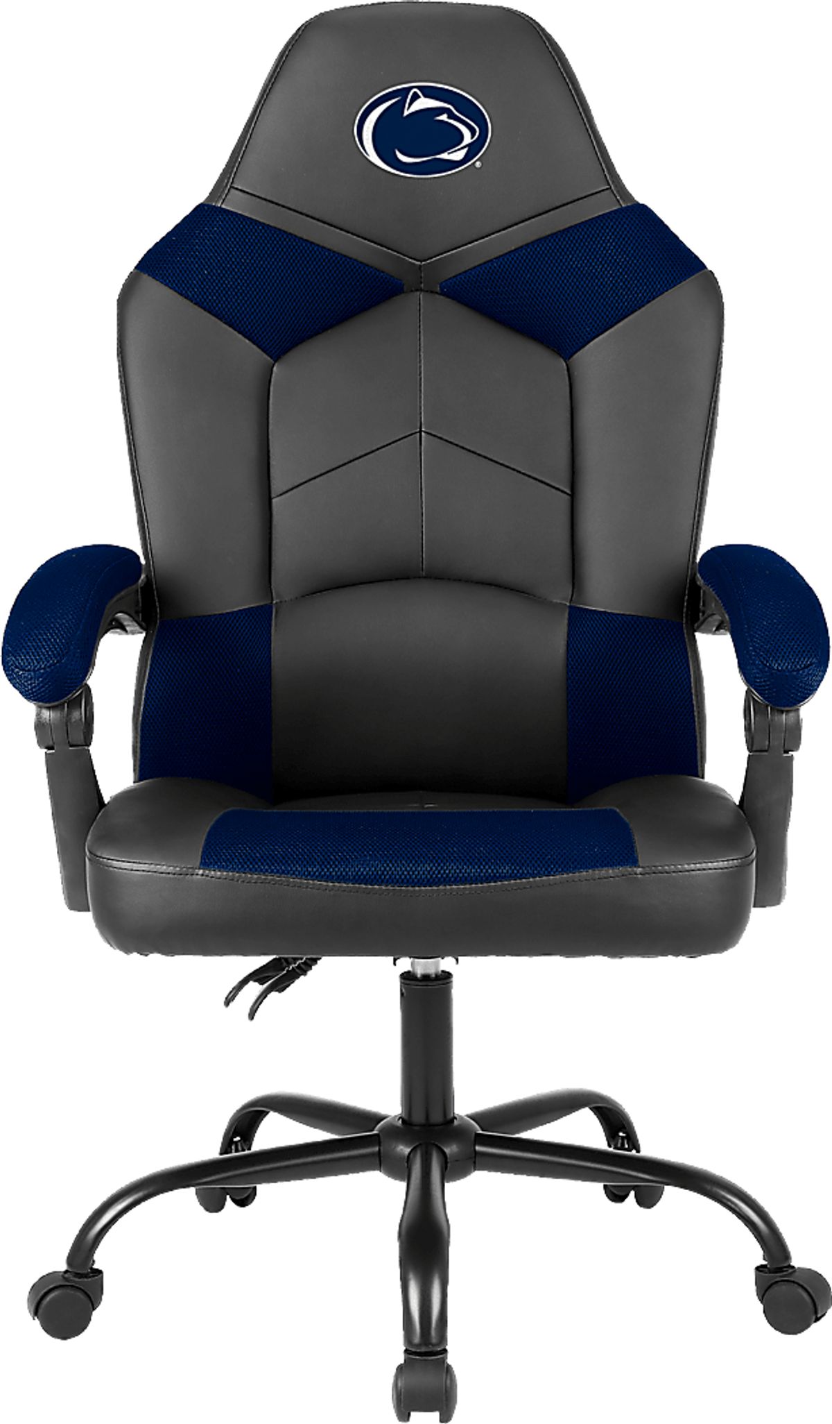 Big Team Navy Blue Polyester,Steel,Vinyl Fabric Office Chair | Rooms to Go