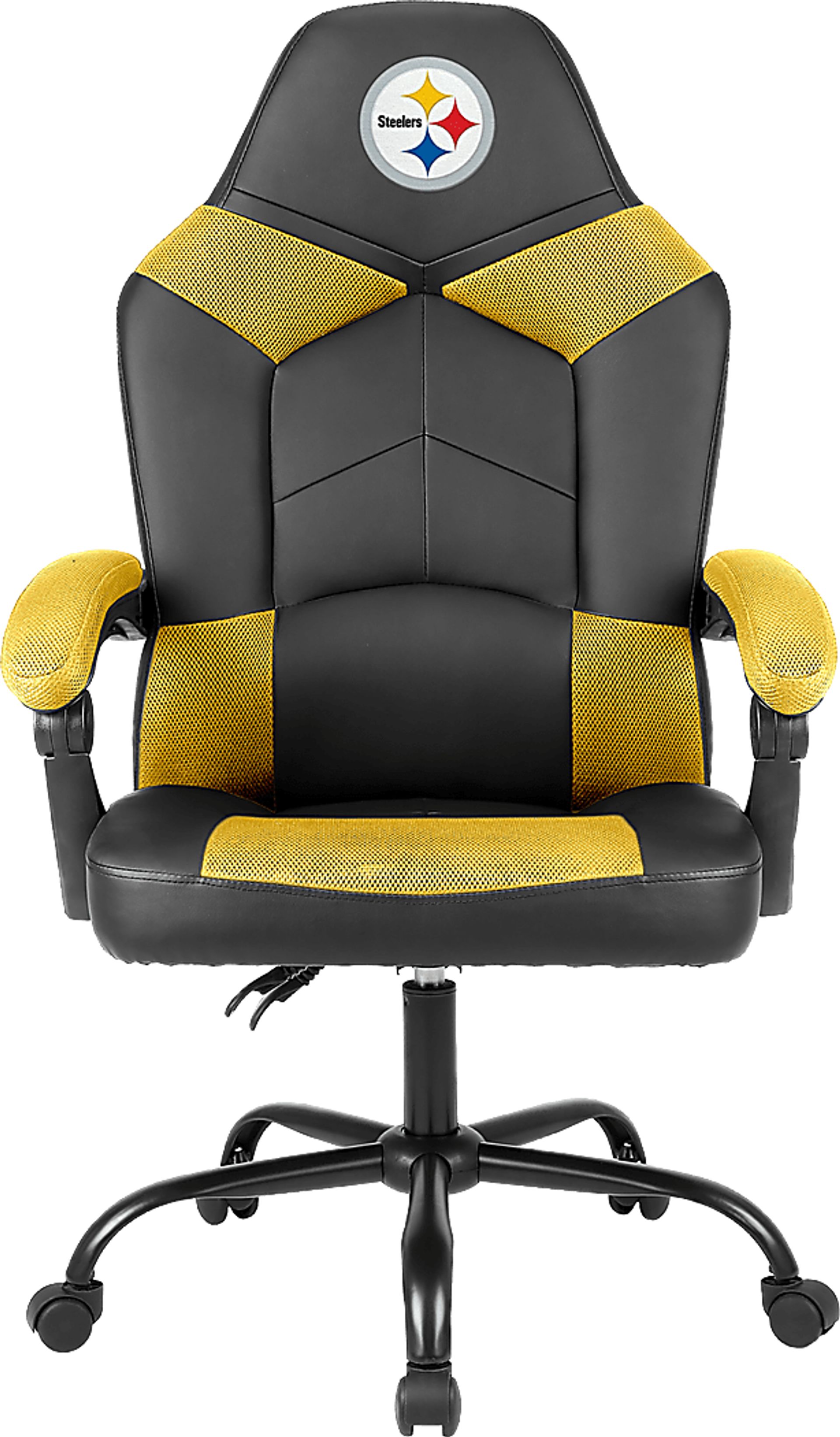 Big Team Yellow Polyester,Steel,Vinyl Fabric Office Chair | Rooms to Go