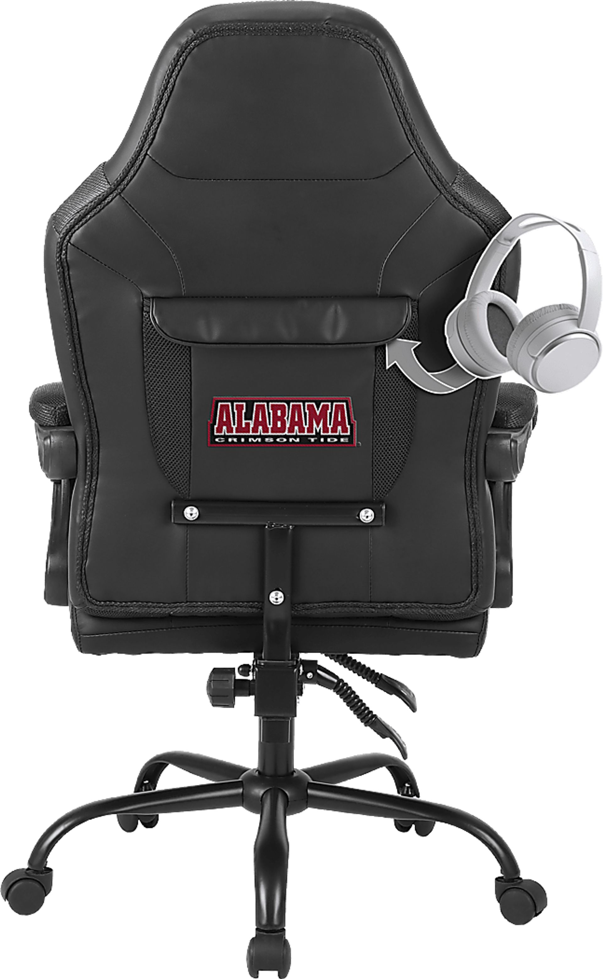 Big Team Black Polyester,Steel,Vinyl Fabric Office Chair | Rooms to Go