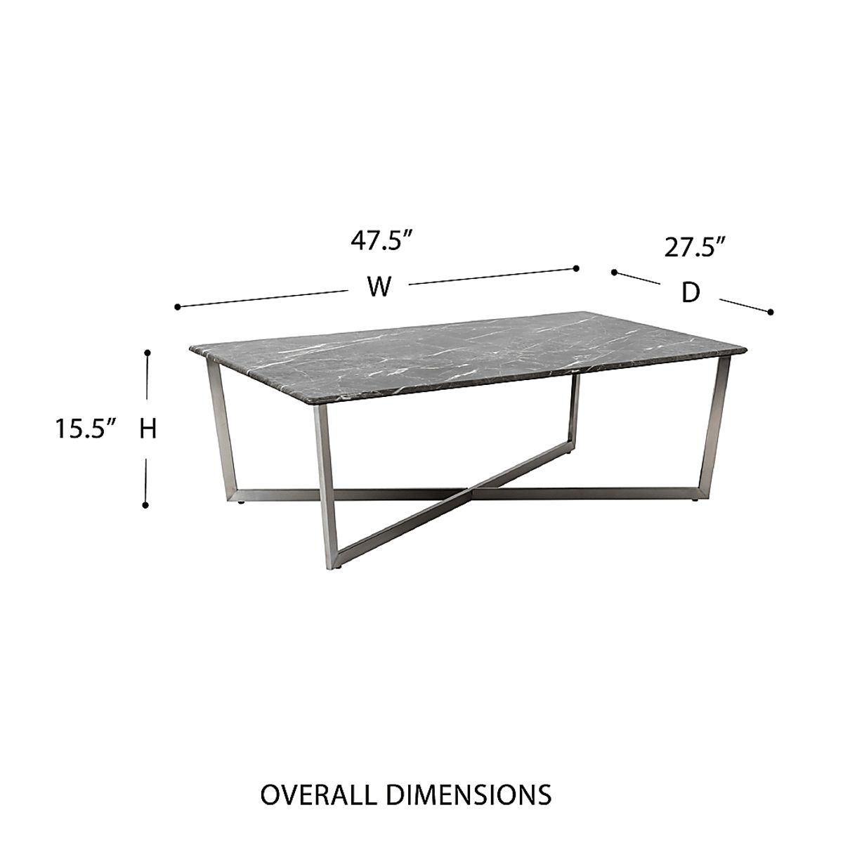Bilbro II Black Black,Colors Cocktail Table | Rooms to Go