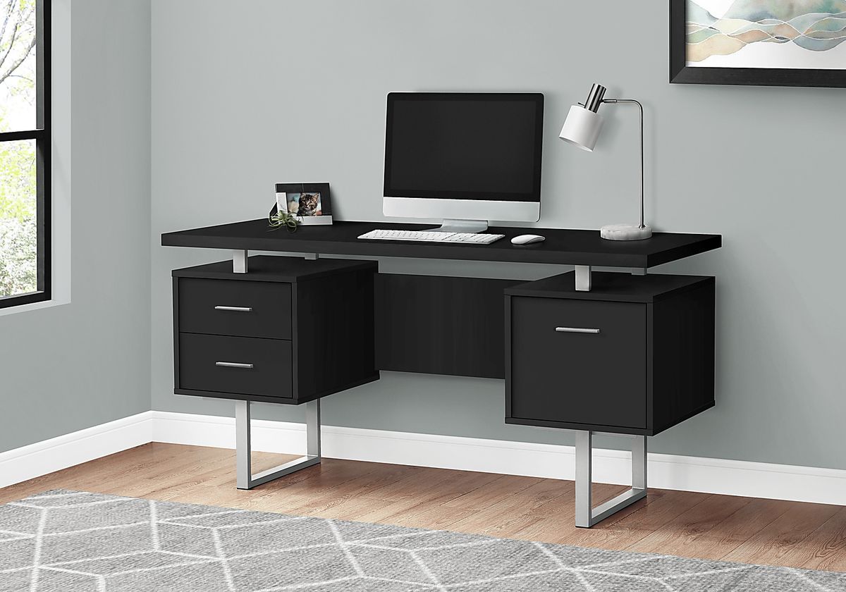 Billingsly Black Black,Colors Desk | Rooms to Go