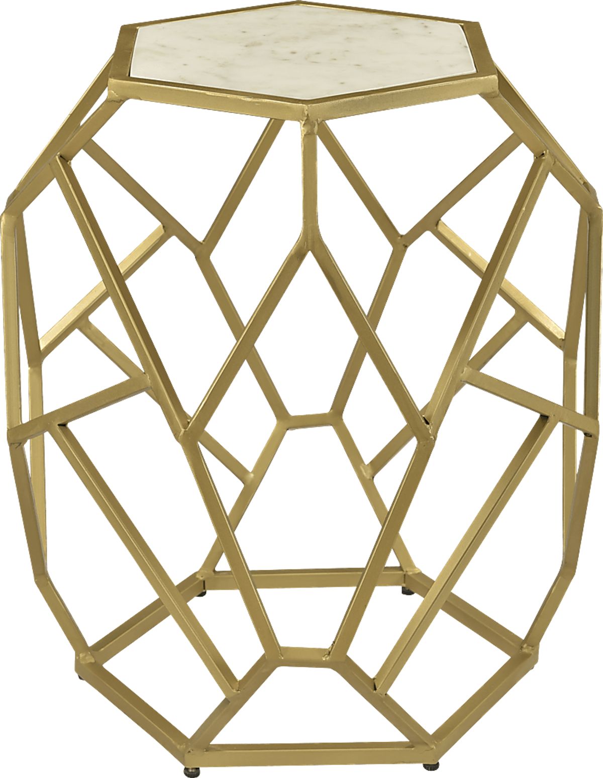 Birchleaf Gold Colors,Metal Accent Table | Rooms to Go