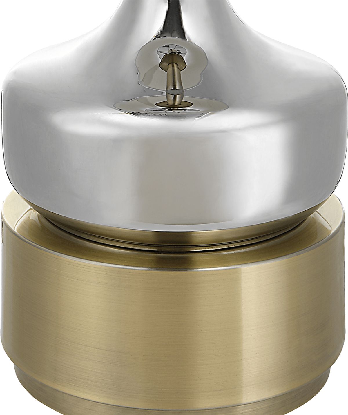 Birgo Drive Chrome Gray Table Lamp | Rooms to Go