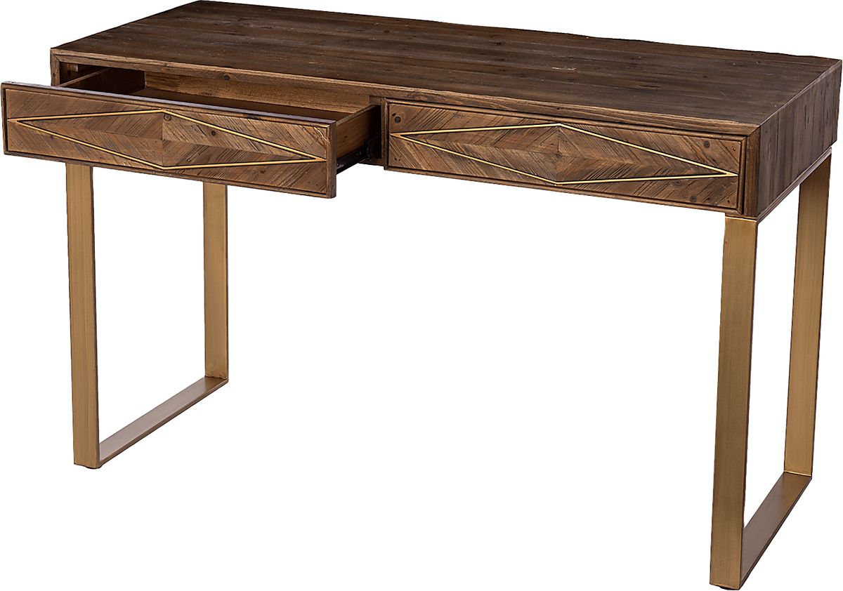 Birkwood Natural Light Wood Desk | Rooms to Go