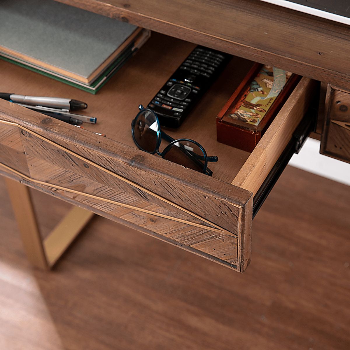 Birkwood Natural Light Wood Desk | Rooms to Go
