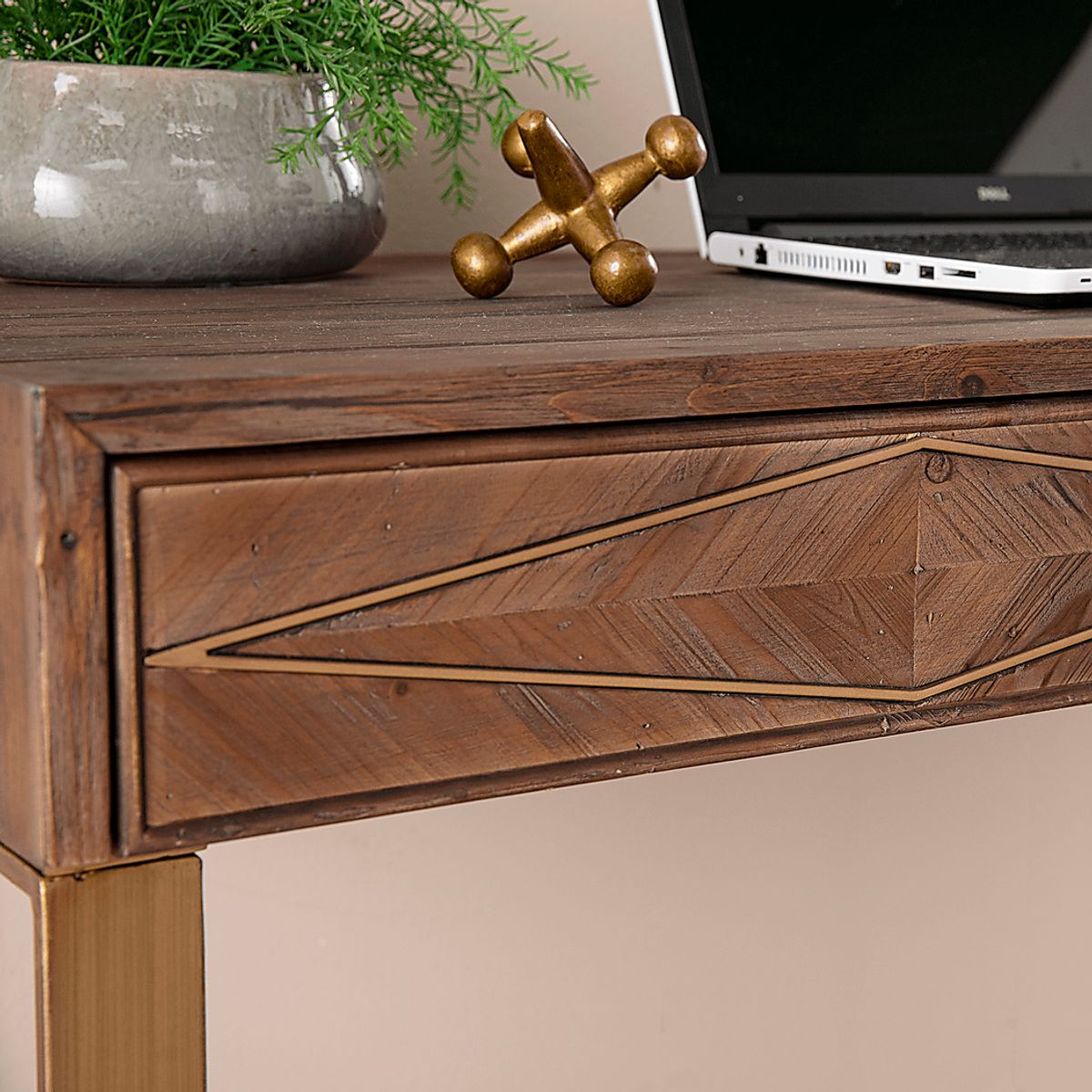 Birkwood Natural Light Wood Desk | Rooms to Go