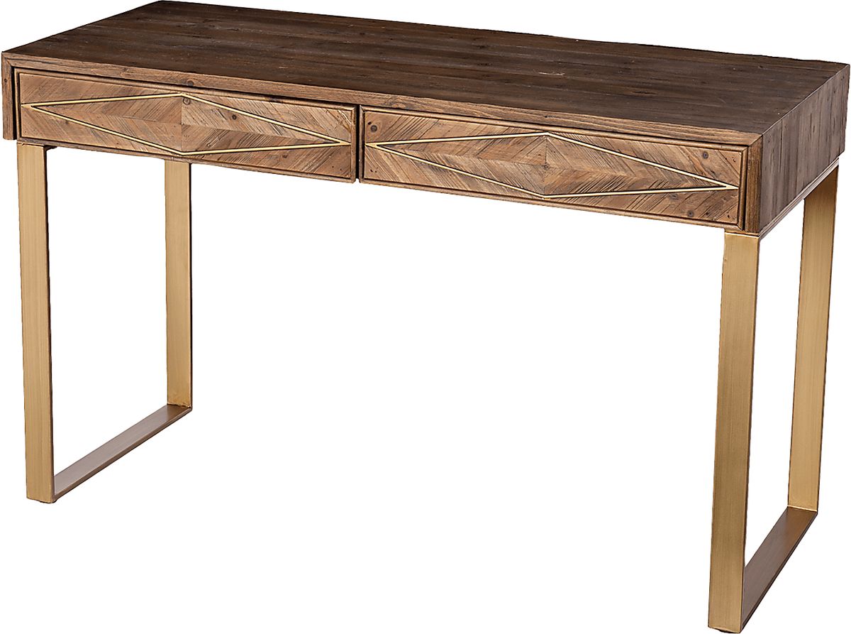 Birkwood Natural Light Wood Desk | Rooms to Go