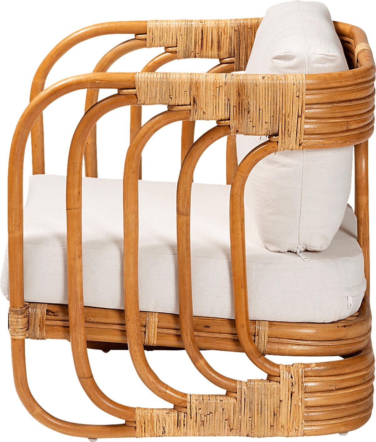 Bizzell Brown Polyester Fabric Accent Chair | Rooms to Go