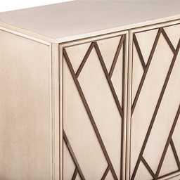 Blagden Cream Colors,Light Wood,White Buffet | Rooms to Go