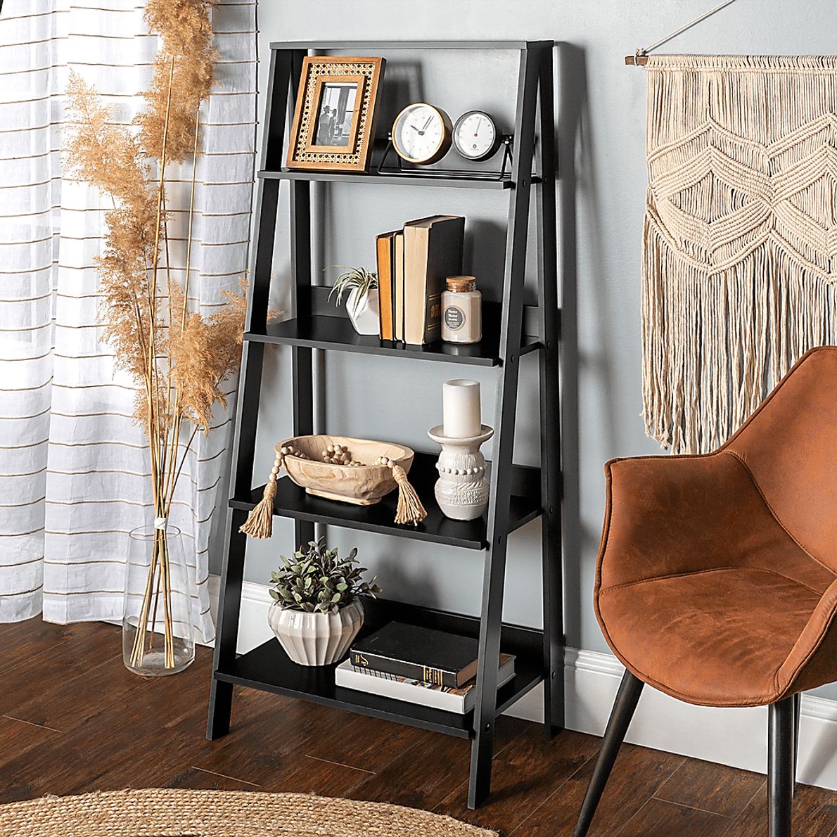 Blairwood Black Bookcase - Rooms To Go