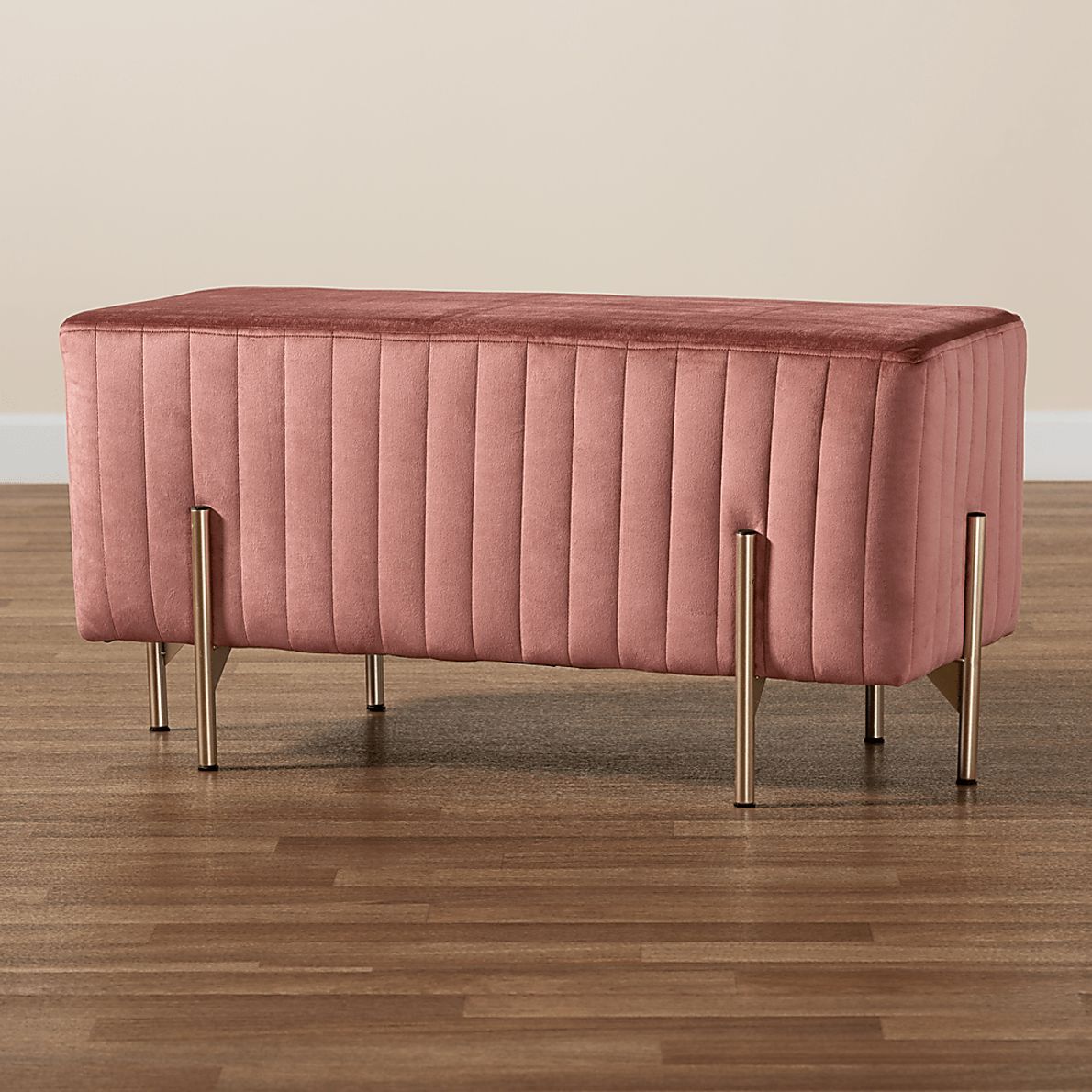Blanning Pink Ottoman - Rooms To Go