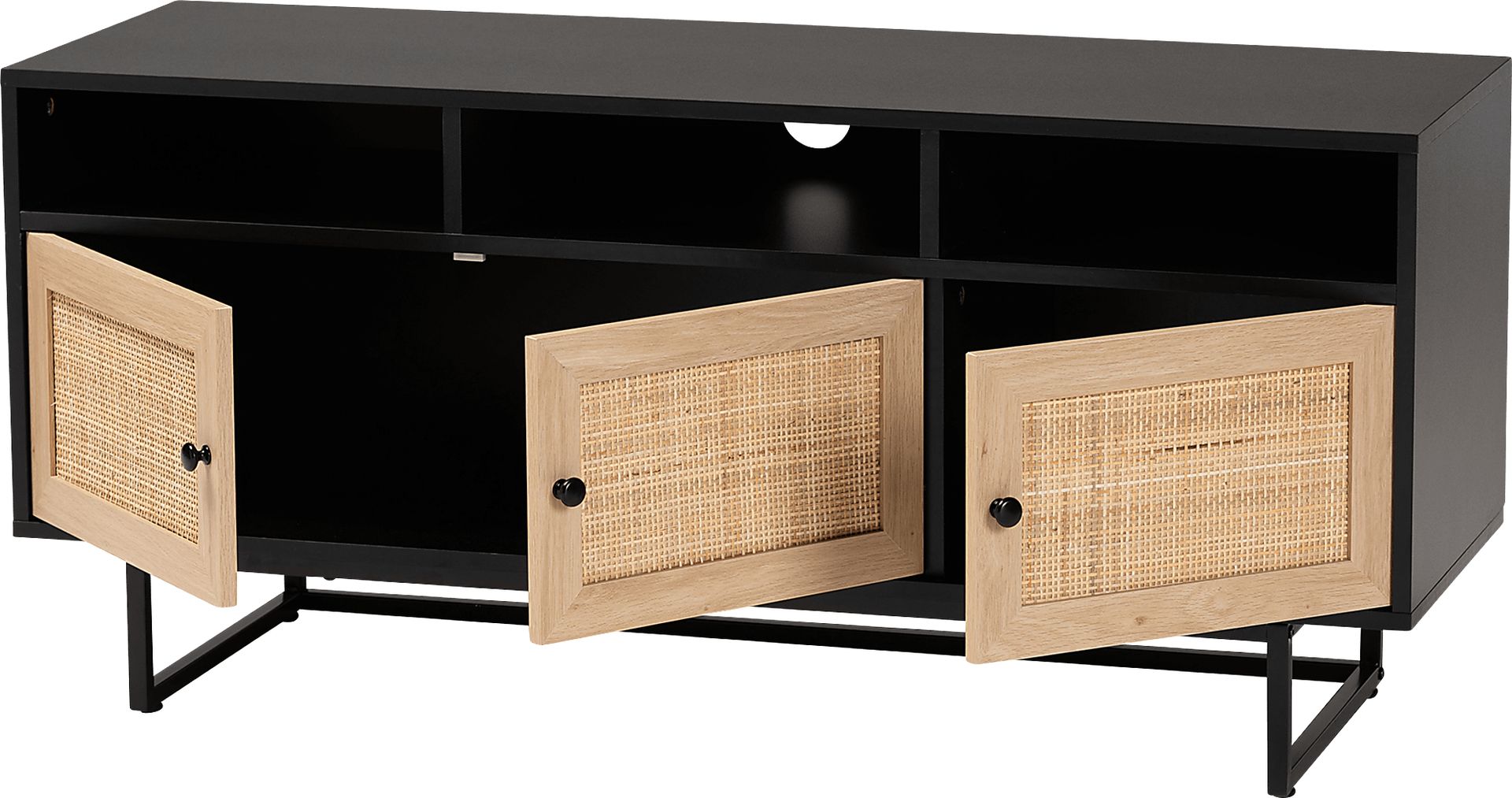 Blesch Black 47.5" Console | Rooms to Go