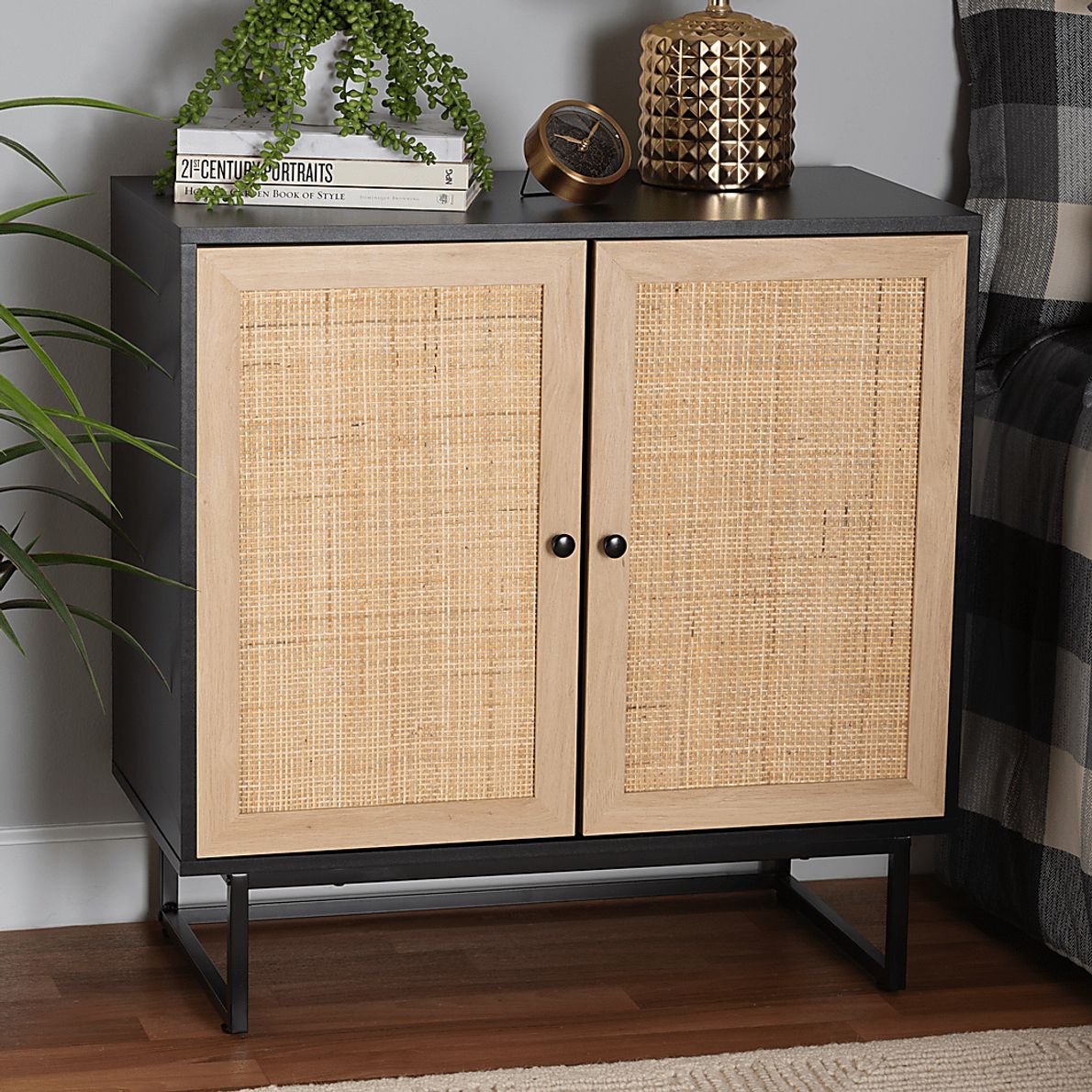 Blesch Black Accent Cabinet - Rooms To Go
