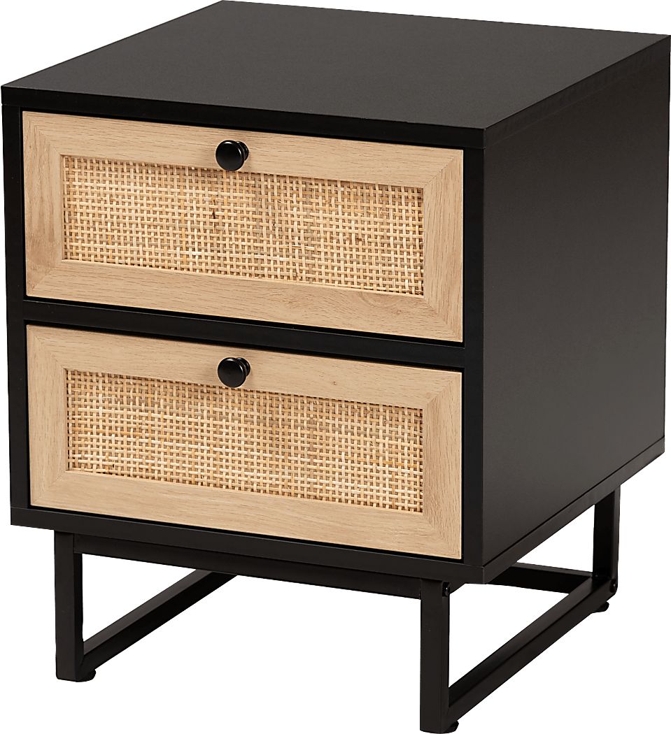 Blesch Black Nightstand - Rooms To Go