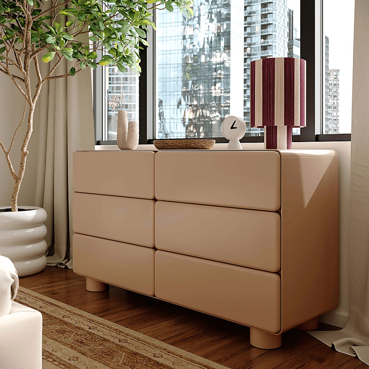 Bloomingrove Taupe Colors,Light Wood Beige Dresser | Rooms to Go
