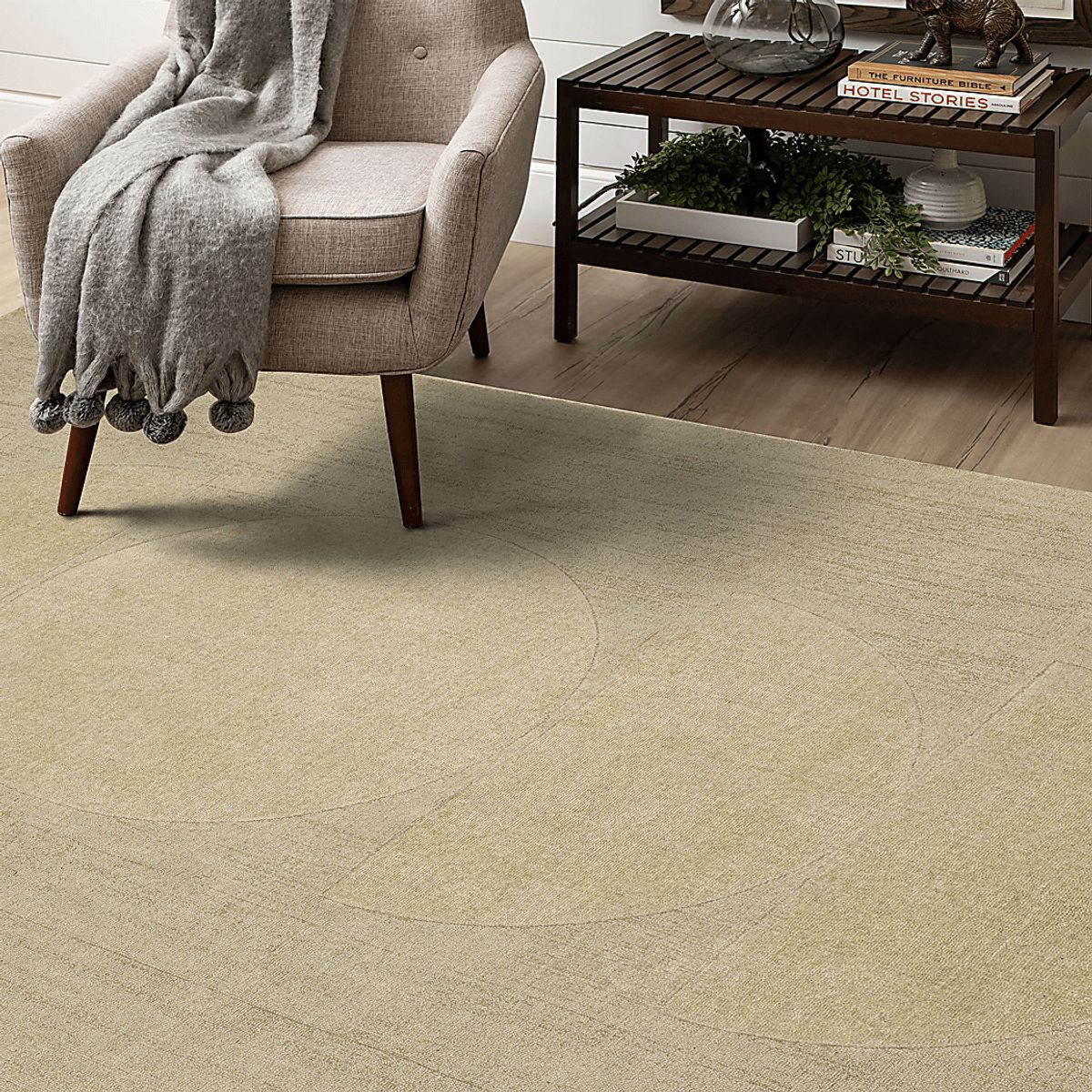 Bobby Berk Luna Sol Ivory Beige Rugs | Rooms to Go