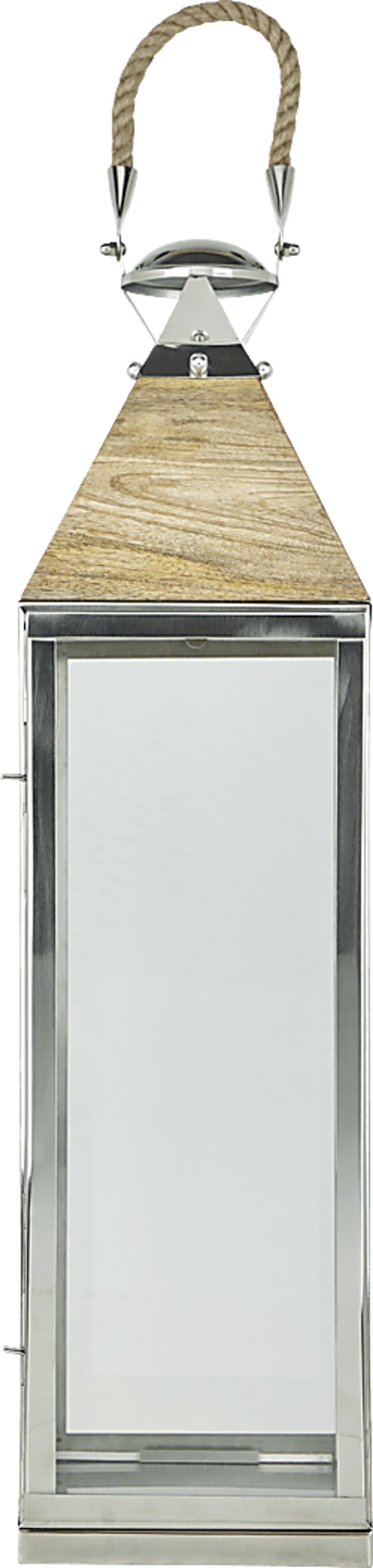 Bodnam Bay Silver Gray Outdoor Lantern | Rooms to Go