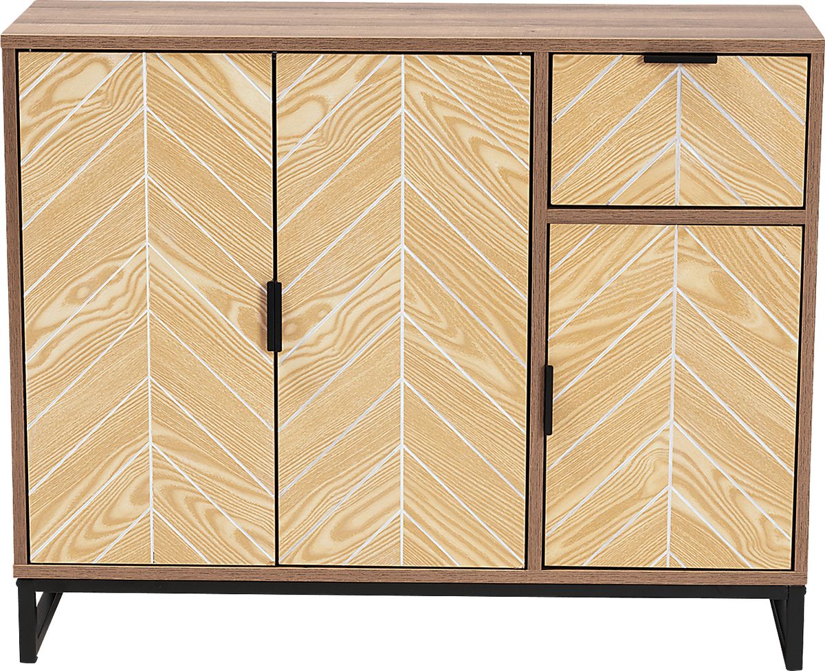 Bomarc Brown Dark Wood Sideboard | Rooms to Go