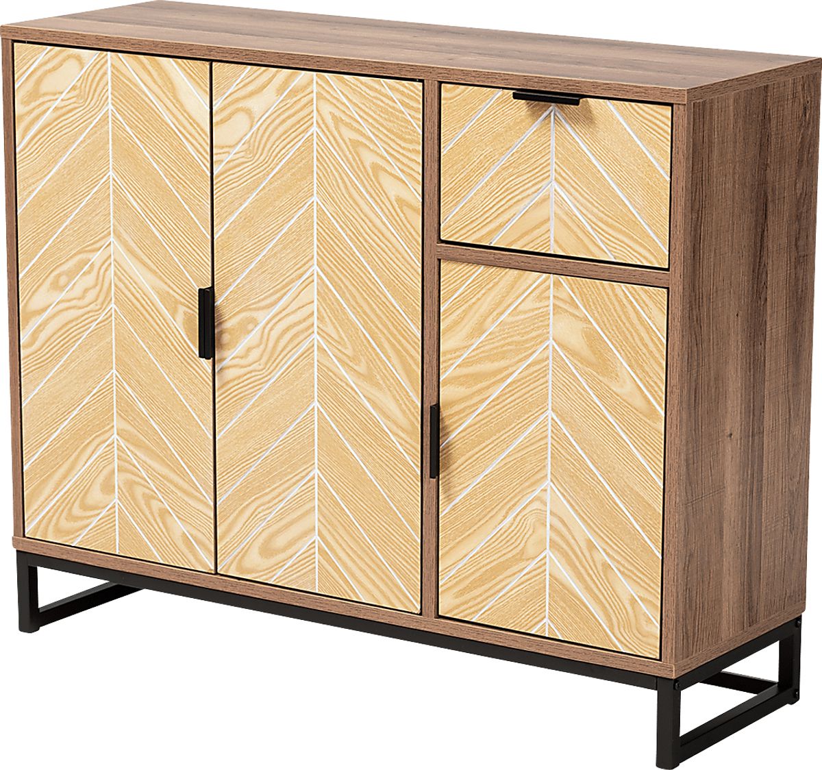 Bomarc Brown Dark Wood Sideboard | Rooms to Go