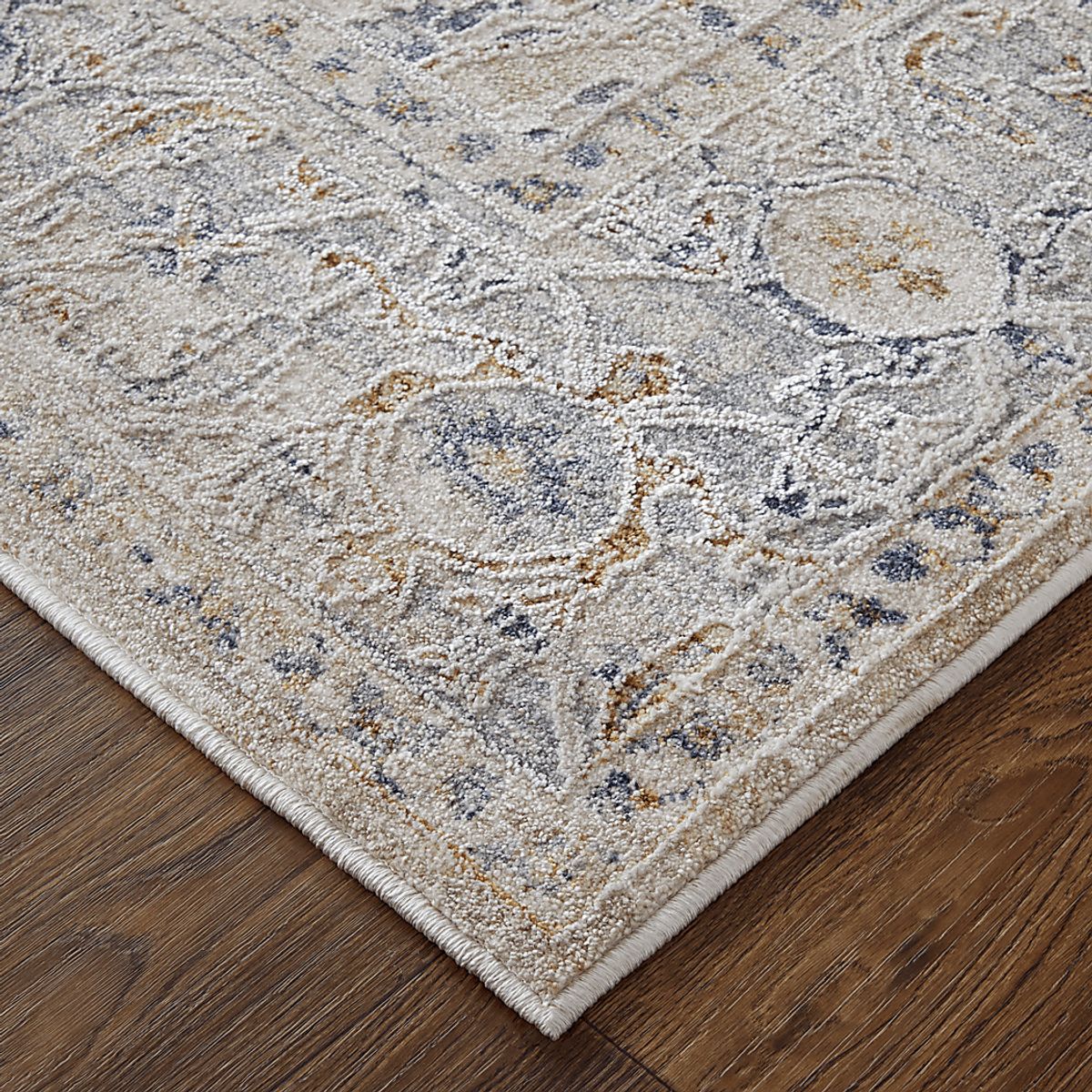 Bondera Blue,Ivory,Taupe Beige,Blue Rugs | Rooms to Go