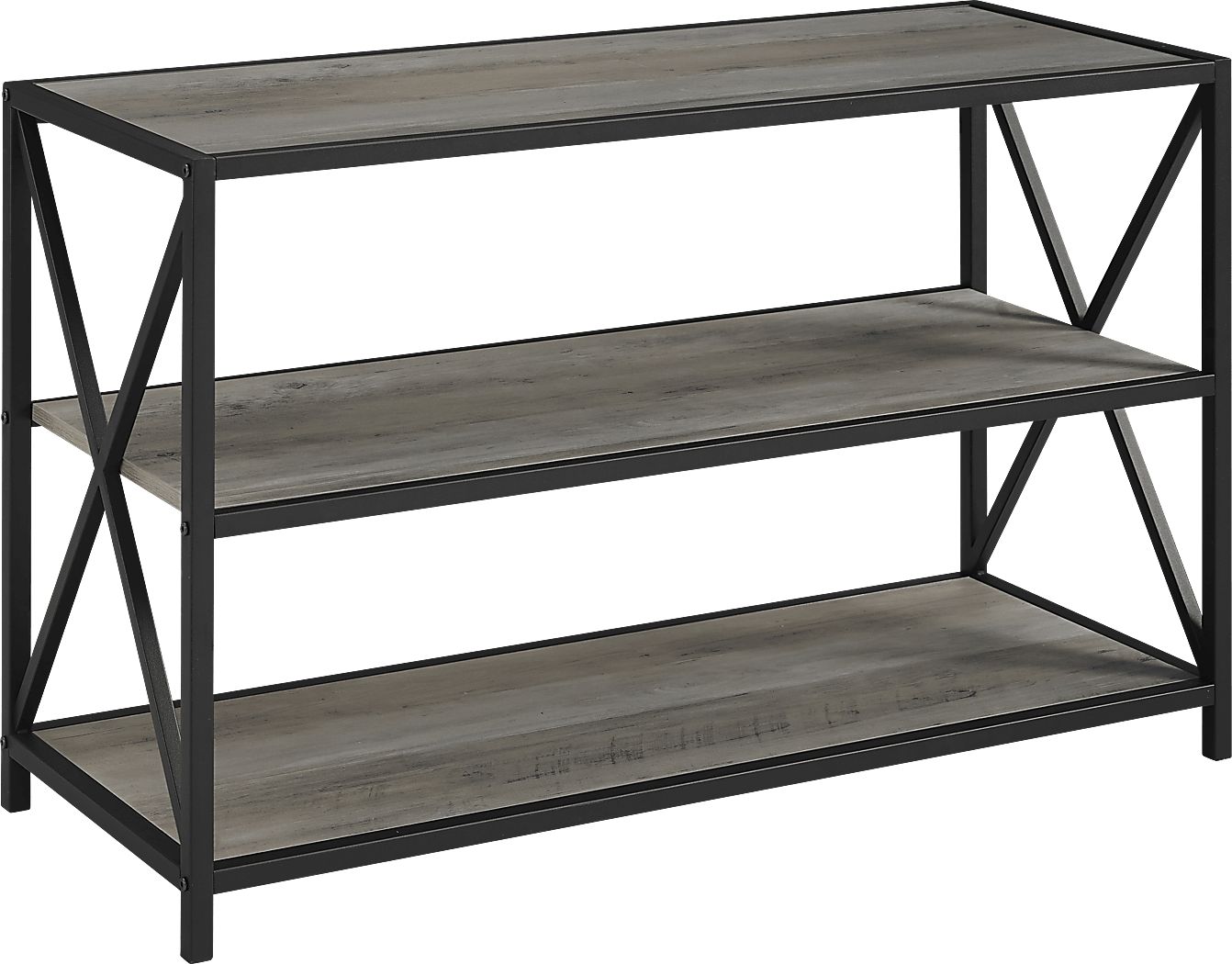 Booker Gray Bookcase | Rooms to Go