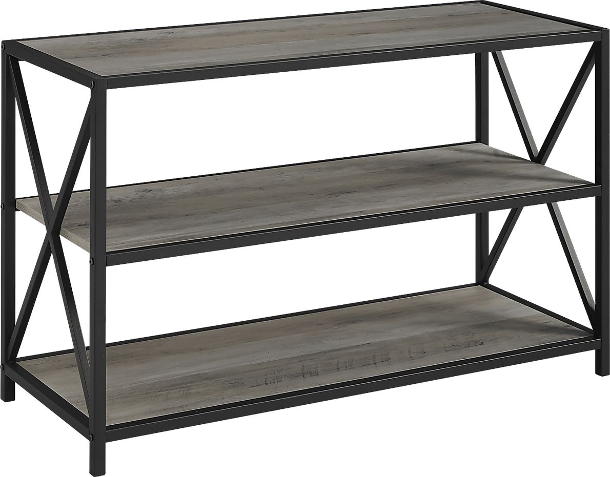 Booker Gray Bookcase - Rooms To Go