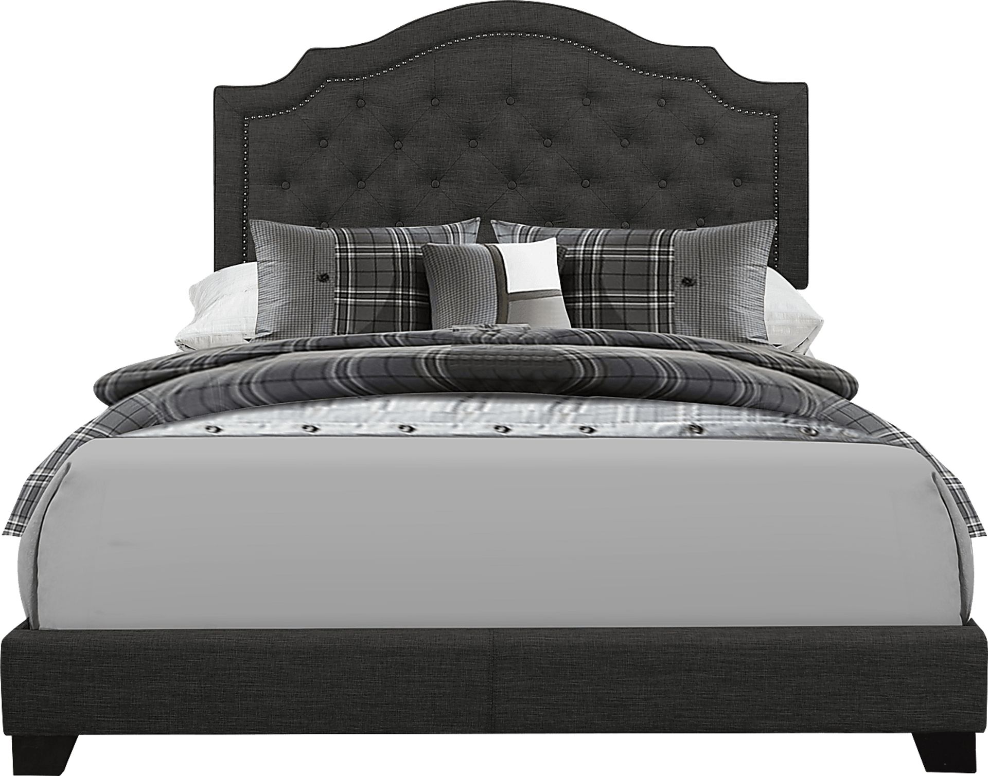 Bowerton Dark Gray Queen Bed | Rooms to Go