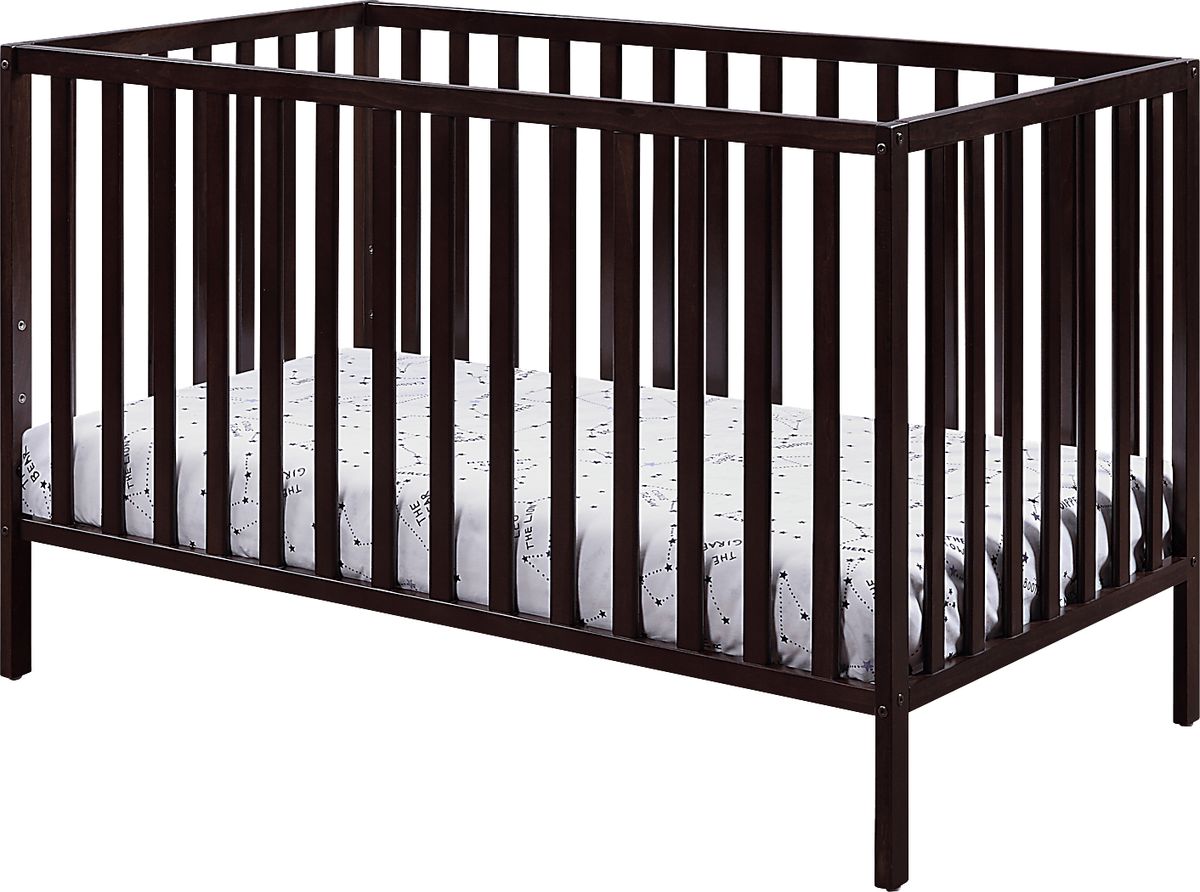 Bowstrom Brown Dark Wood Crib | Rooms to Go