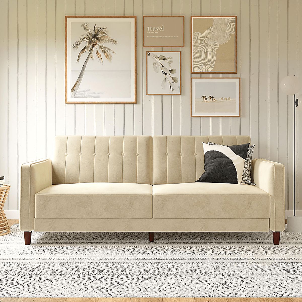 Boxmeer Beige Futon | Rooms to Go