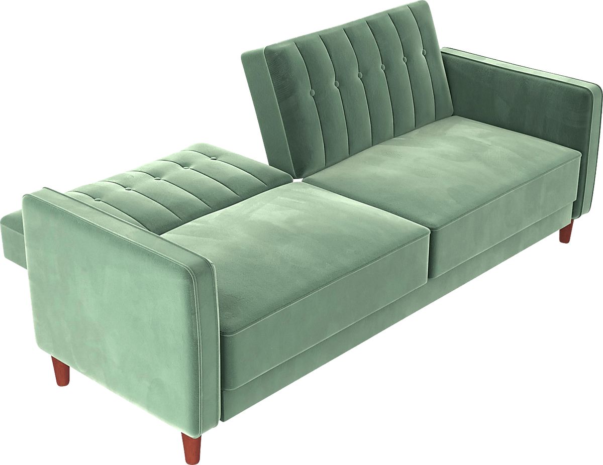 Boxmeer Light Green Futon | Rooms to Go