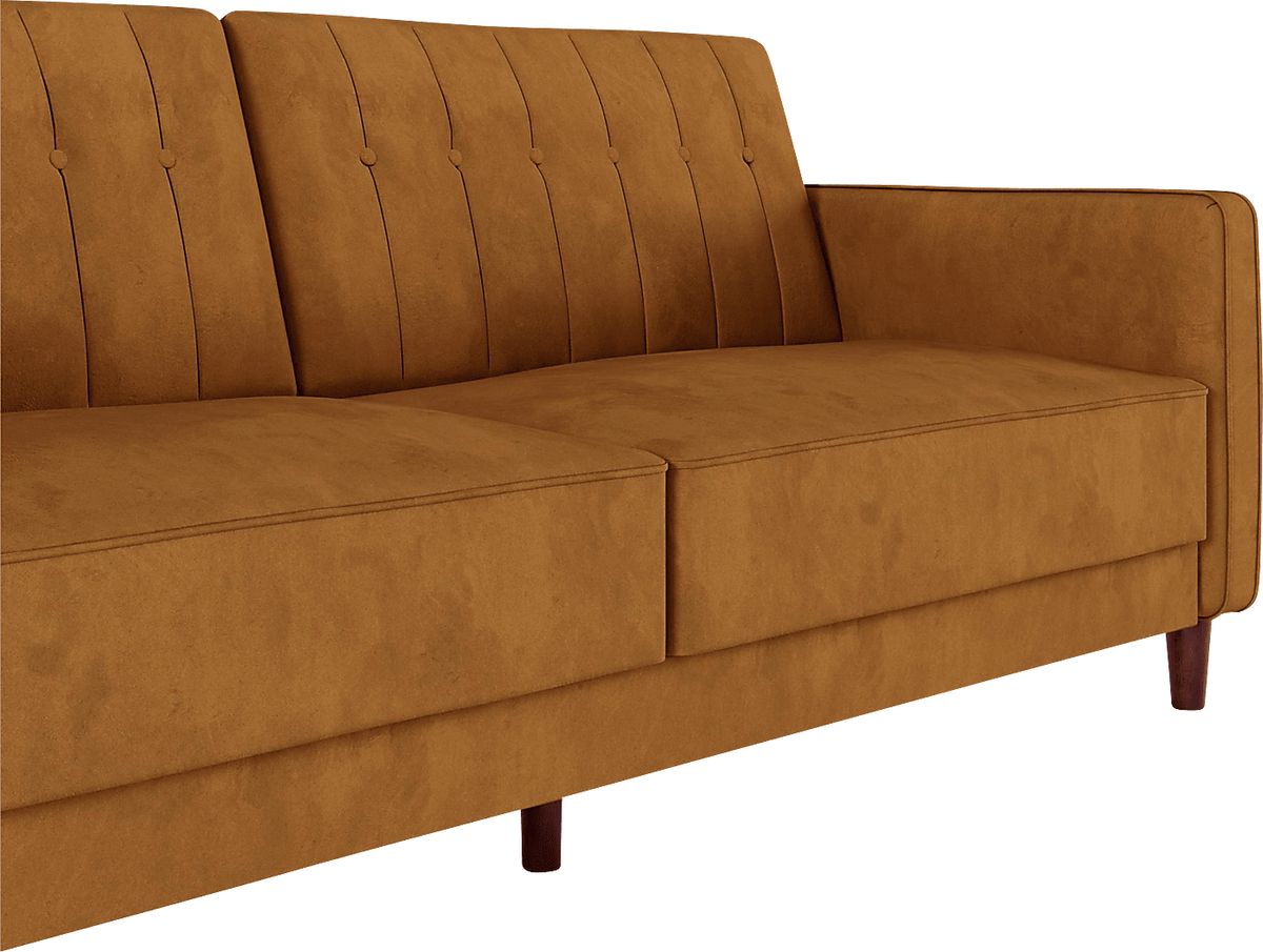 Boxmeer Rust Red Futon | Rooms to Go