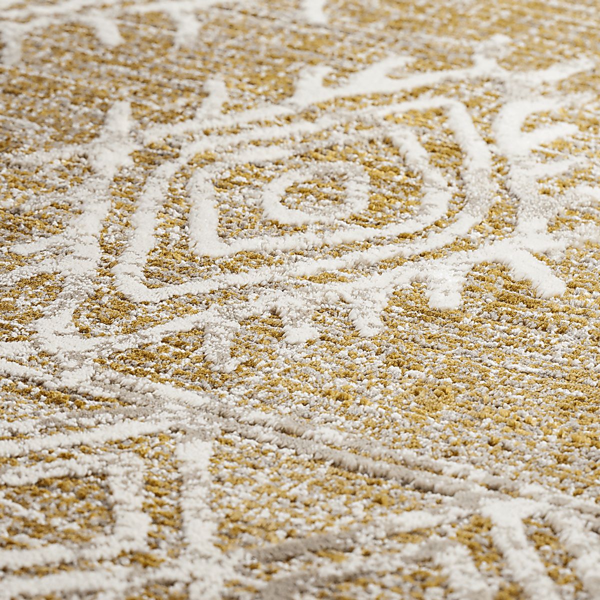 Bradden Gold Yellow Rugs | Rooms to Go