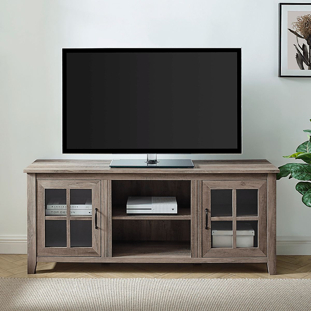 Bradwood Gray Console | Rooms to Go