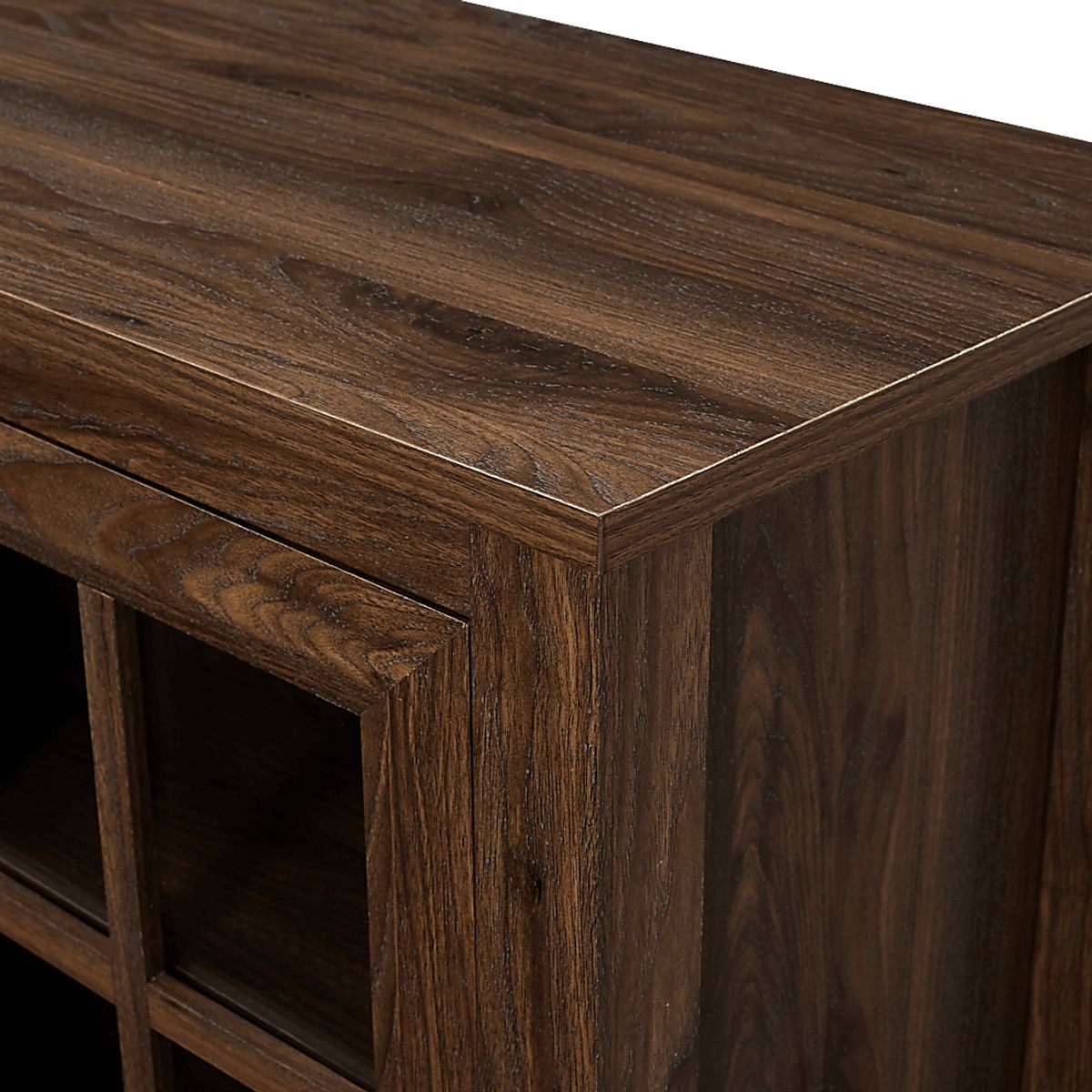 Bradwood Walnut Dark Wood 58" Console | Rooms to Go