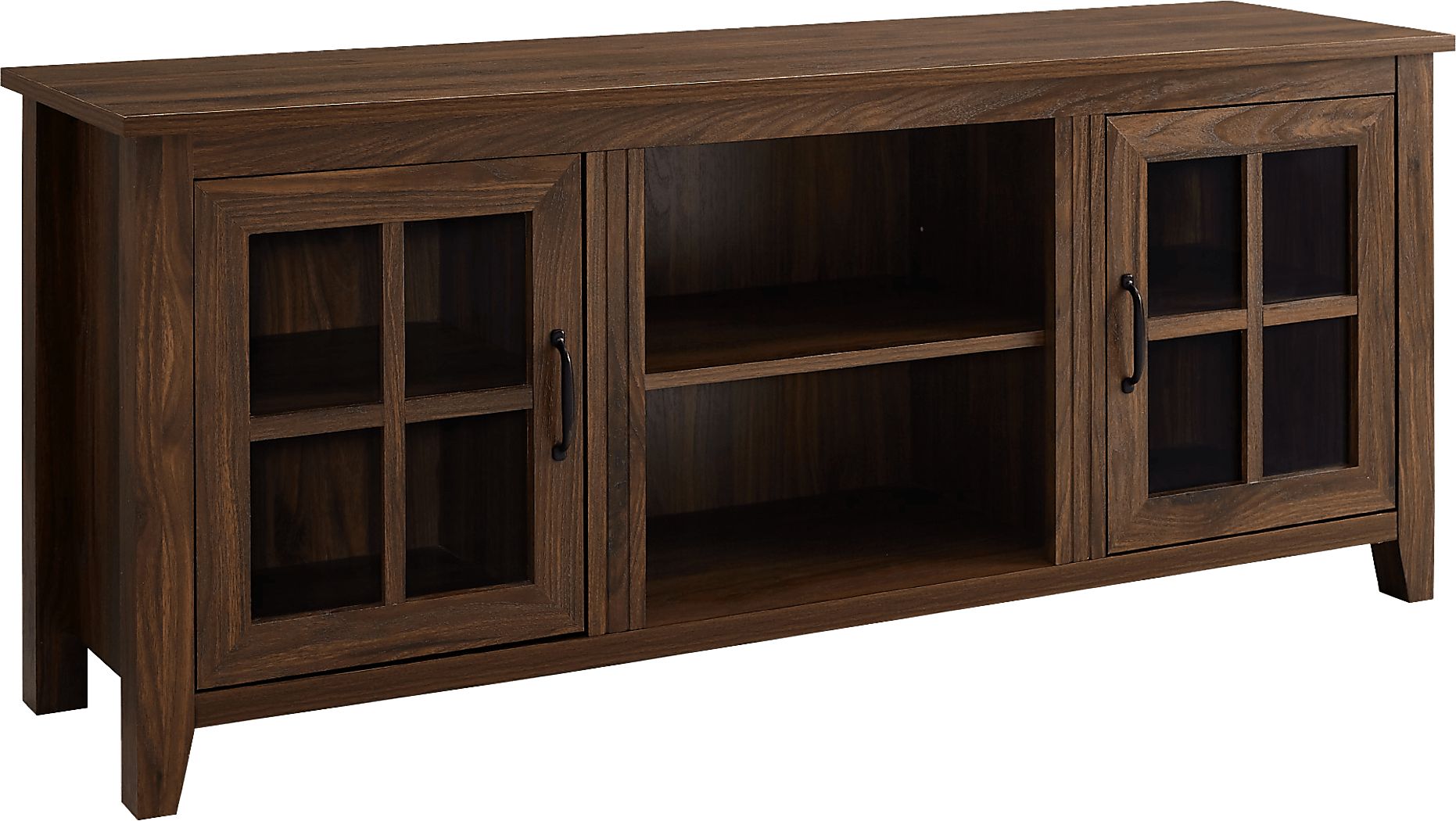 Bradwood Walnut Dark Wood Console | Rooms to Go