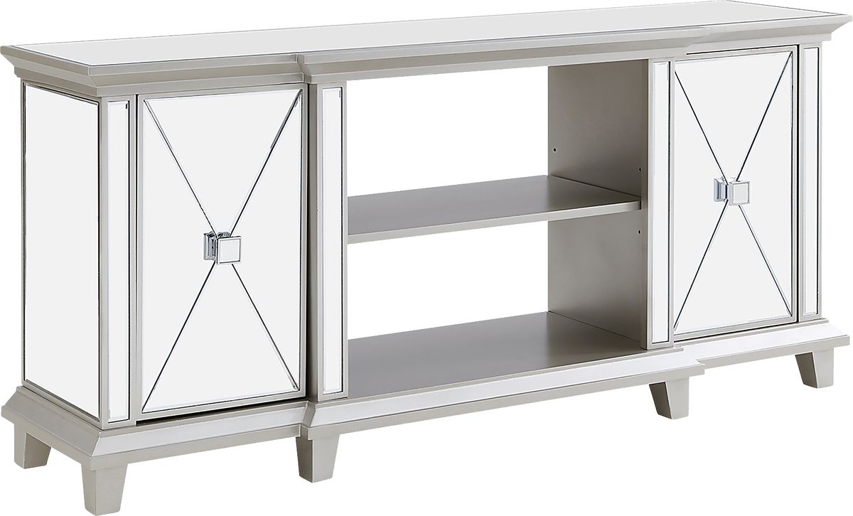 Brairmont Silver Gray 58" Console | Rooms to Go