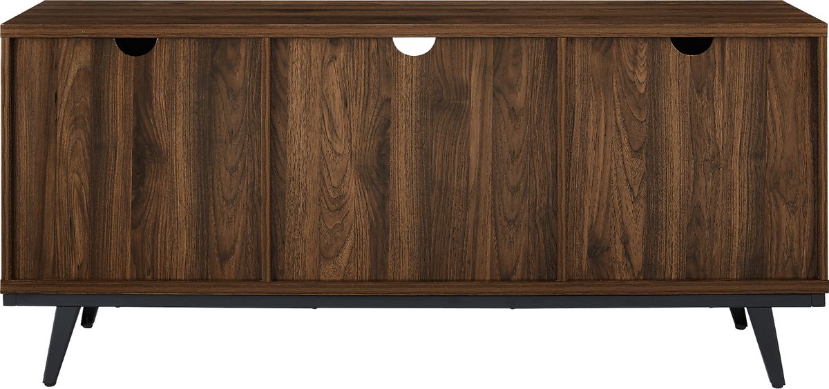 Bramblecrest Walnut Dark Wood Console | Rooms to Go